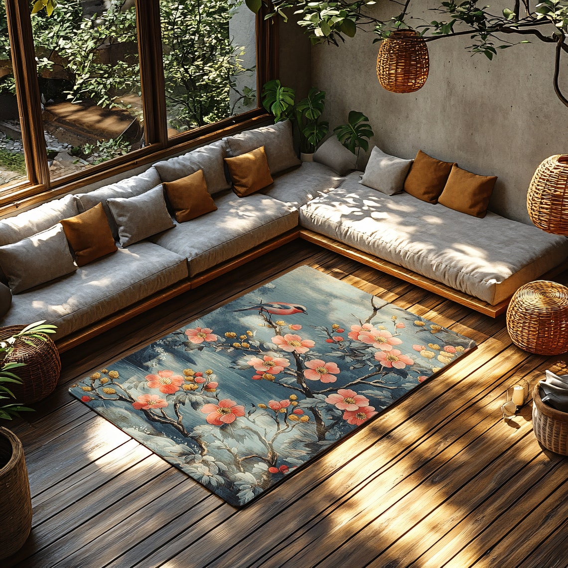 Rugs Mockup - Digital Carpet Templates for Living Room & Home Decor ...
