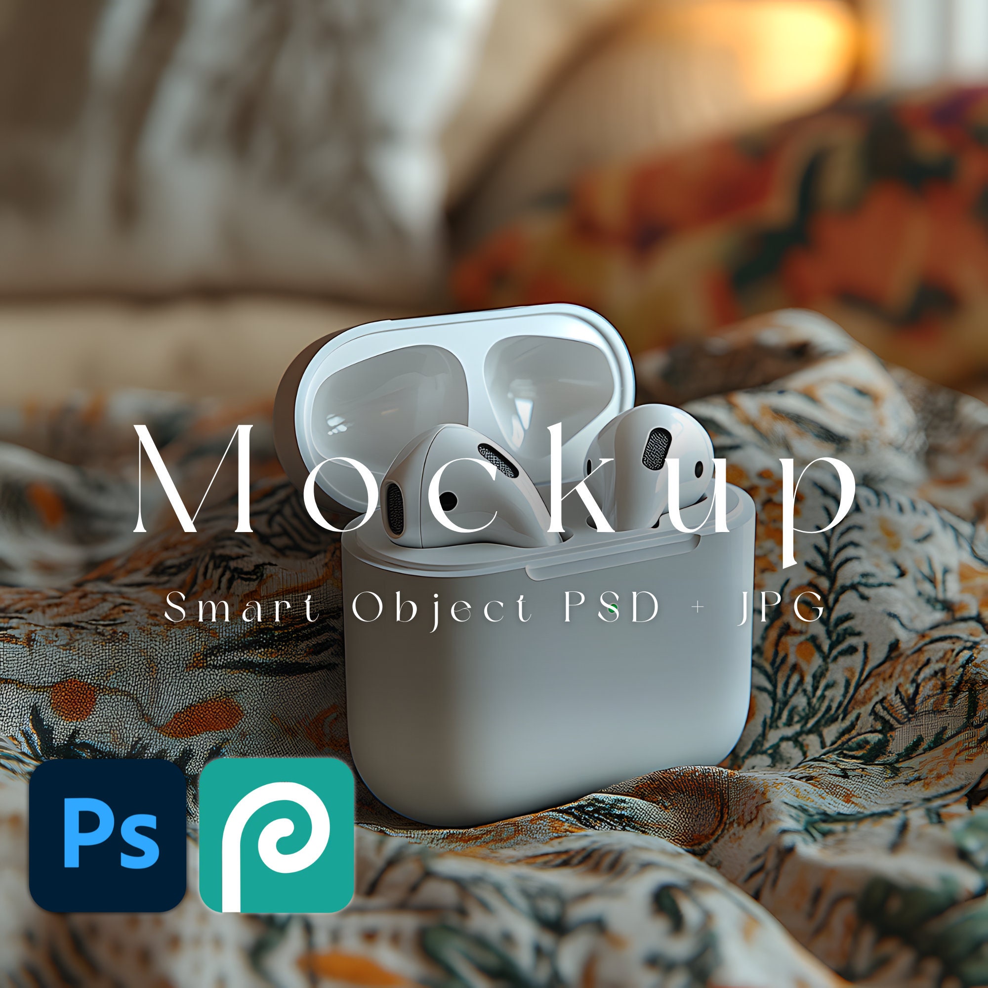 Airpods Pro Case Mockup - 3D Template & Branding Design Showcase for ...