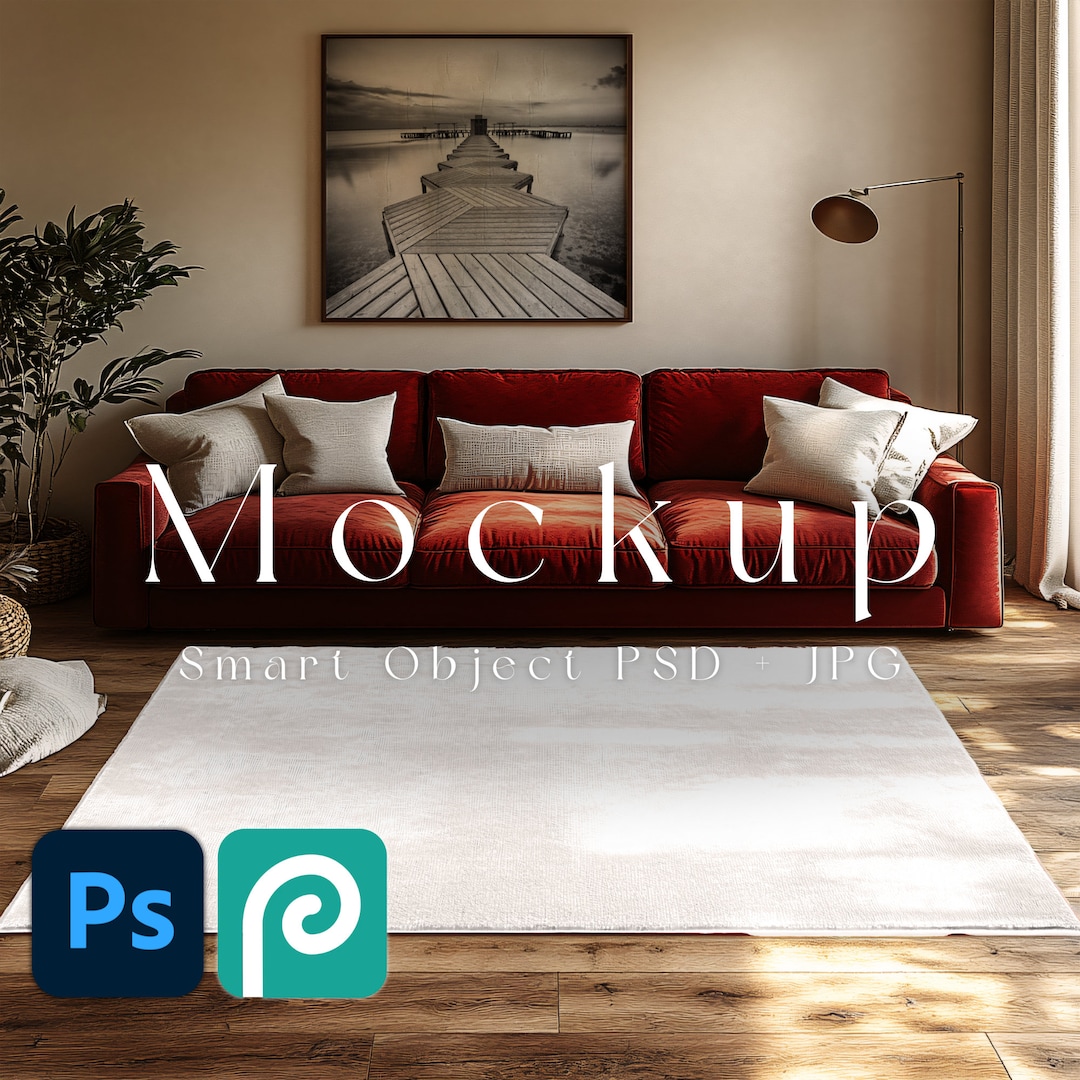 Rugs Mockup, Carpet Templates, Living Room Carpets, Rugs Photoshop ...