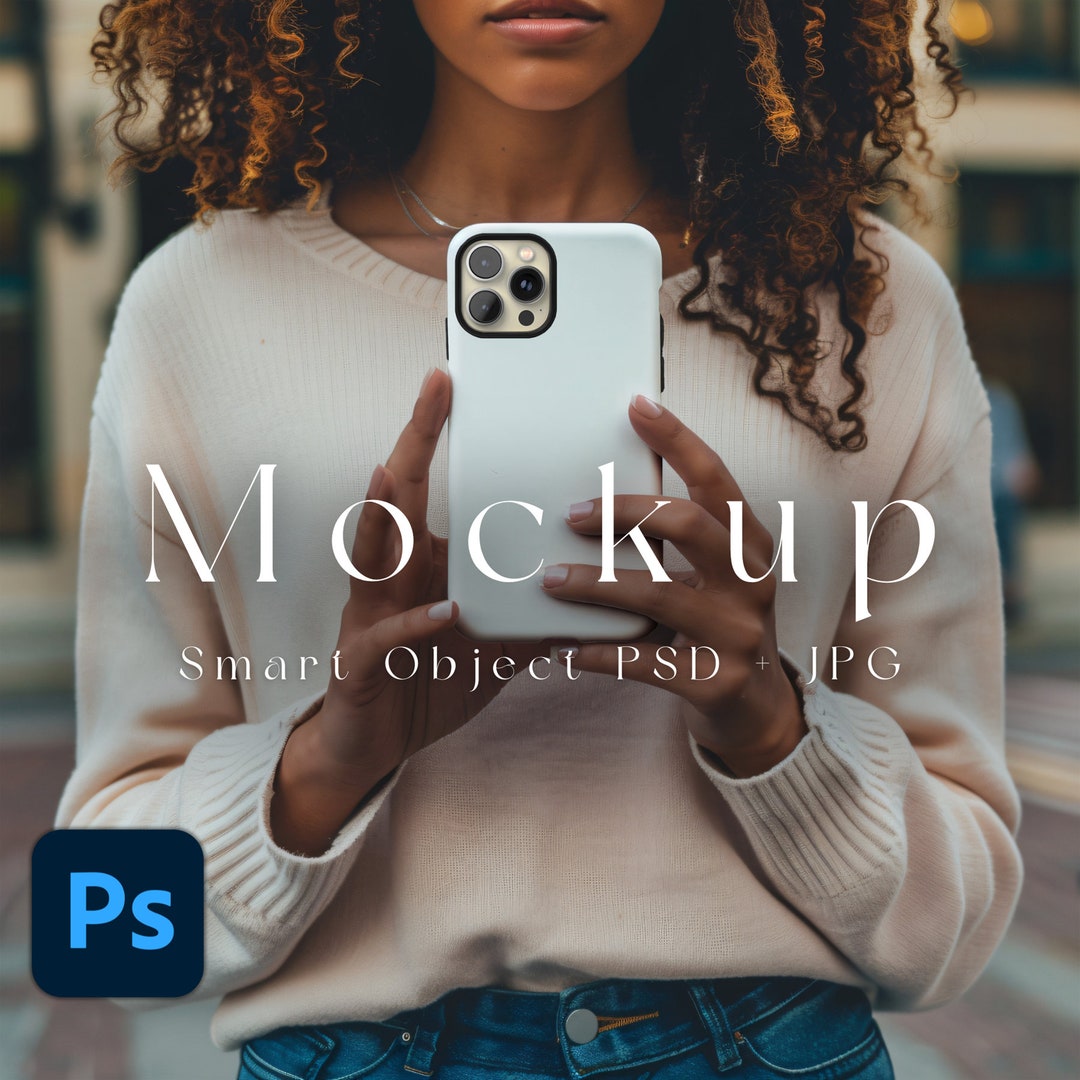 Tough iPhone Mockup, Smart Object PSD, JPG, Phone Case Mockup, iPhone ...