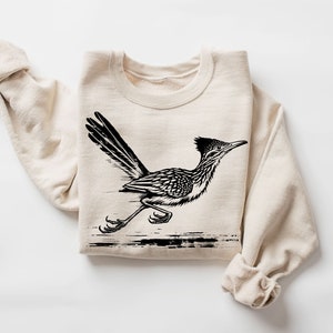 Roadrunner Sweatshirt | Bird Lover Gift | Desert Bird Sweater ...
