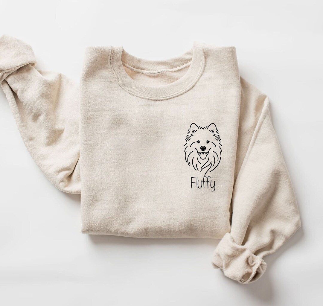 Personalized Samoyed Sweatshirt | Dog Mom Sweater | Custom Samoyed ...