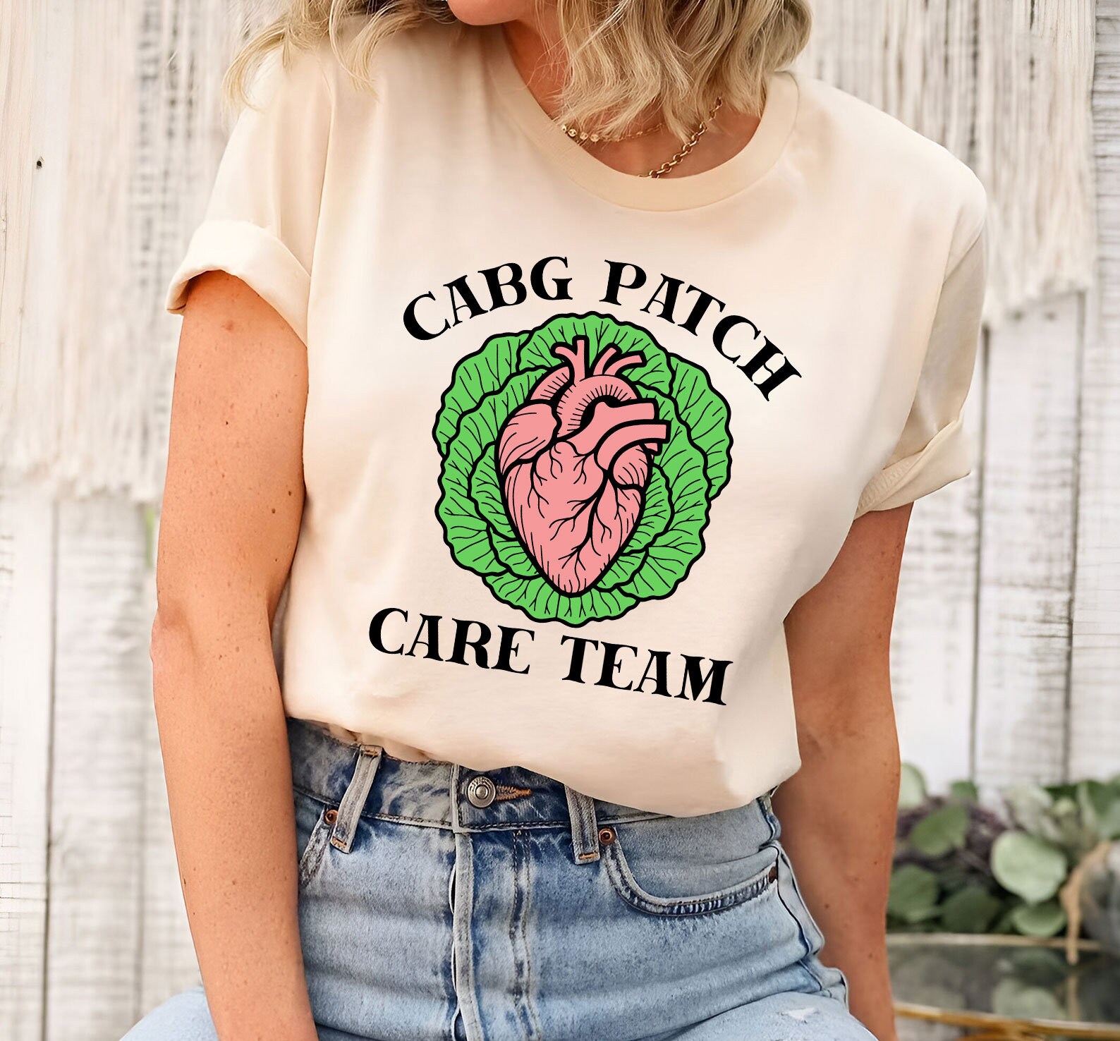 CABG Patch Care Team Shirt | Cardiac Surgery Crew | CVICU Nurse Tee ...