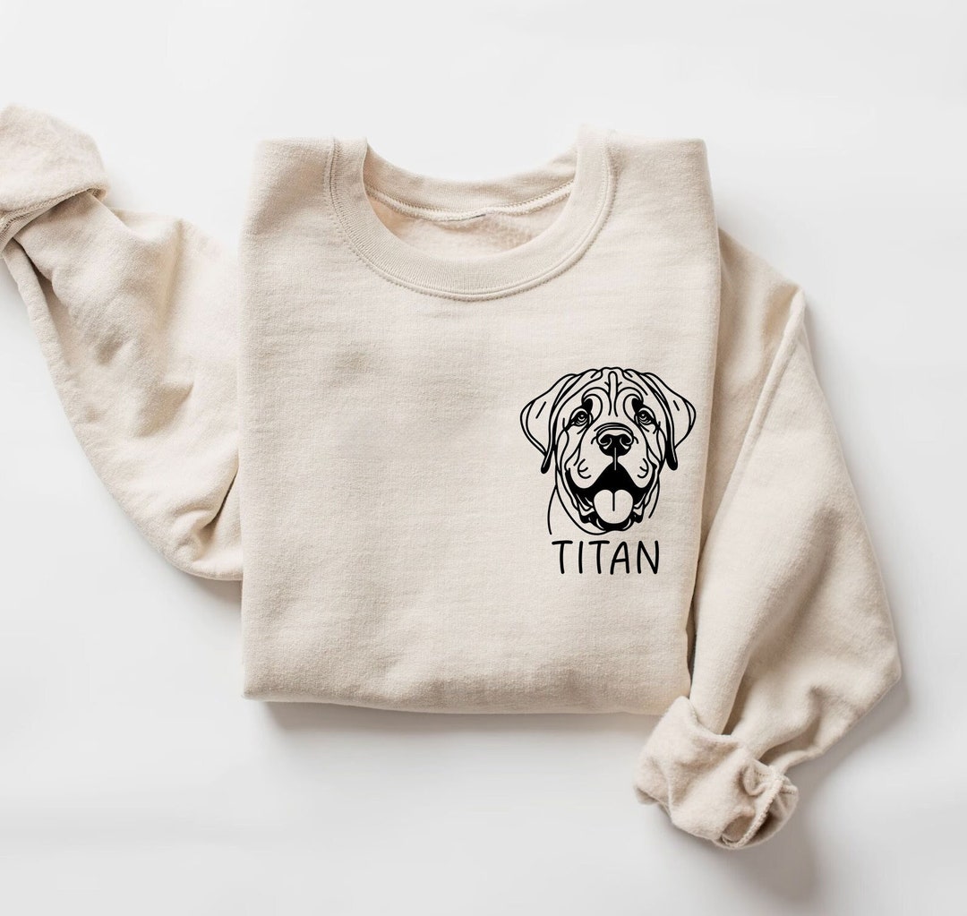 Custom English Mastiff Sweatshirt | Mastiff Dog Lover Gift | Mastiff ...