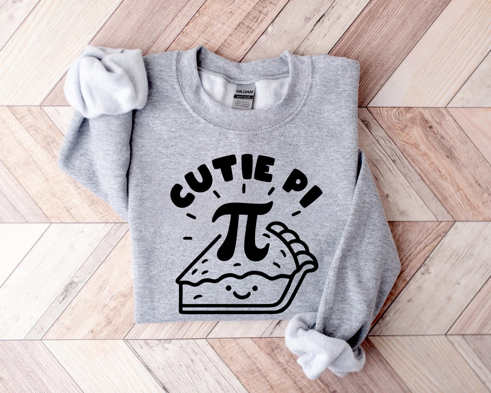 Cutie Pi Day Sweatshirt | Funny Math Teacher Sweater | Pi Symbol Pie ...