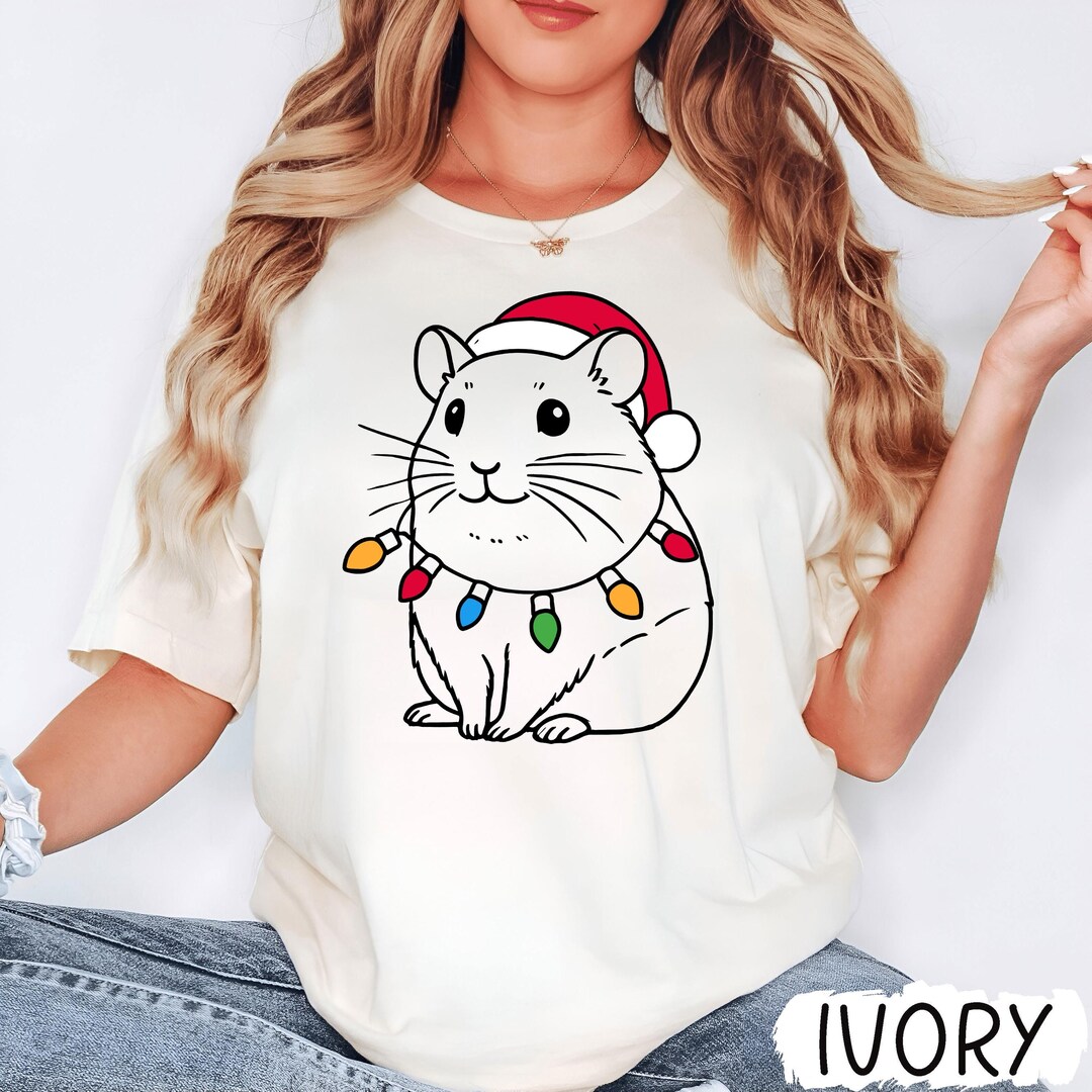Christmas Hamster Shirt | Hamster Lover Gift | Hamster Mom Shirt | Cute ...