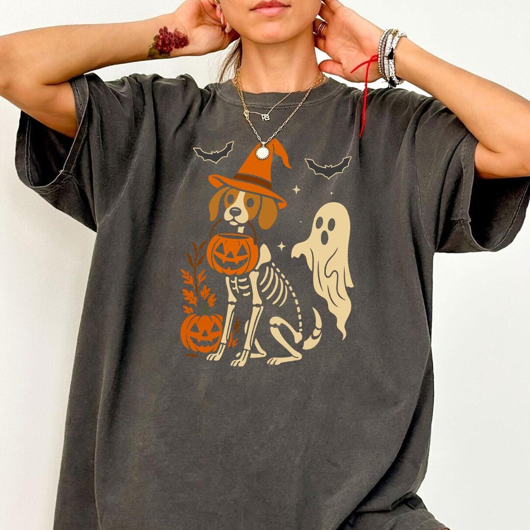 Comfort Colors Beagle Halloween T-shirt | Spooky Beagle Shirt | Beagle ...