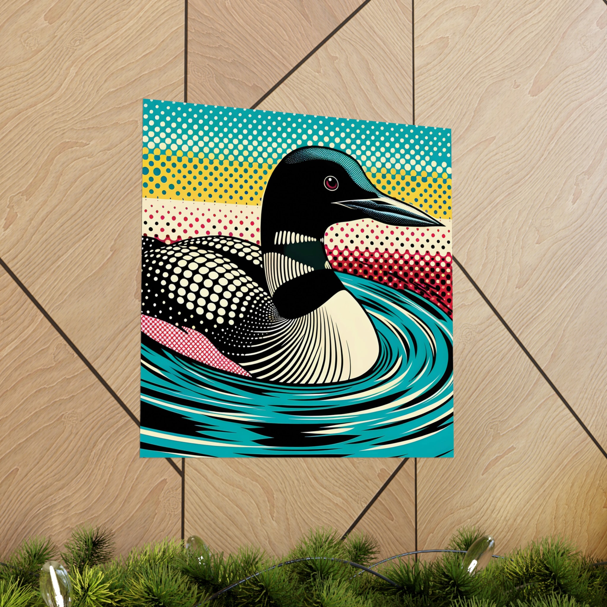 Common Loon Art Print | Loon Wall Art | Minnesota Poster | Lake House ...