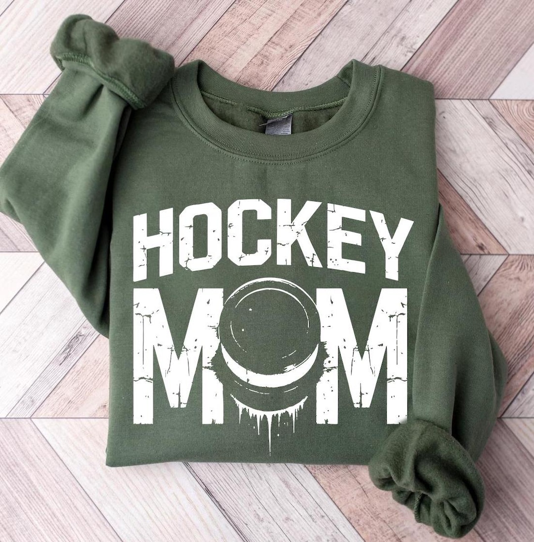 Vintage Hockey Mom Sweatshirt | Ice Hockey Sweater | Game Day Hockey ...