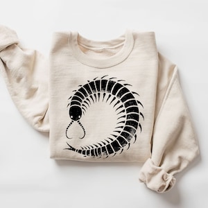Centipede Sweatshirt | Bug Lover Hoodie | Entomology Sweatshirt | Goth ...