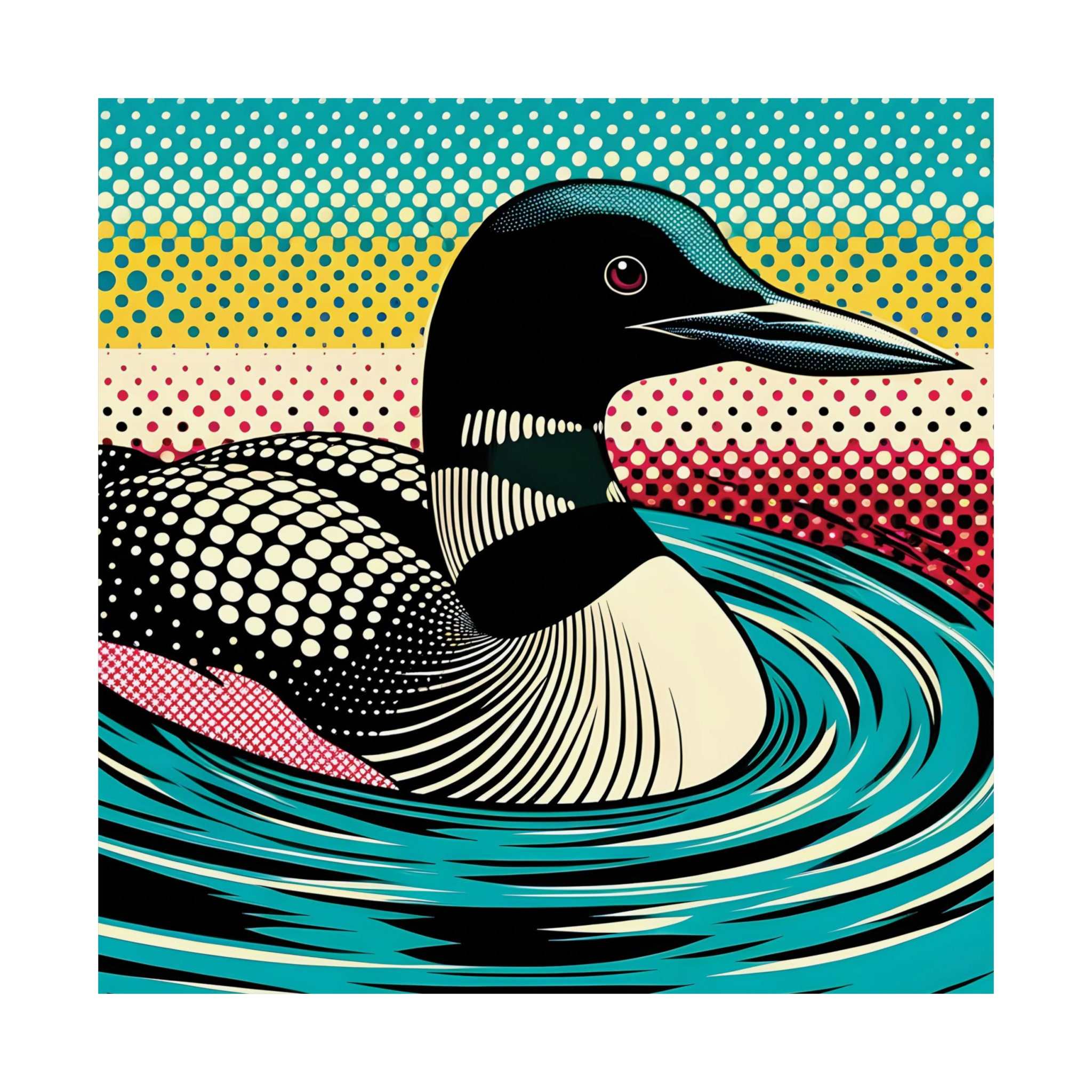 Common Loon Art Print Loon Wall Art Minnesota Poster Lake House Prints ...