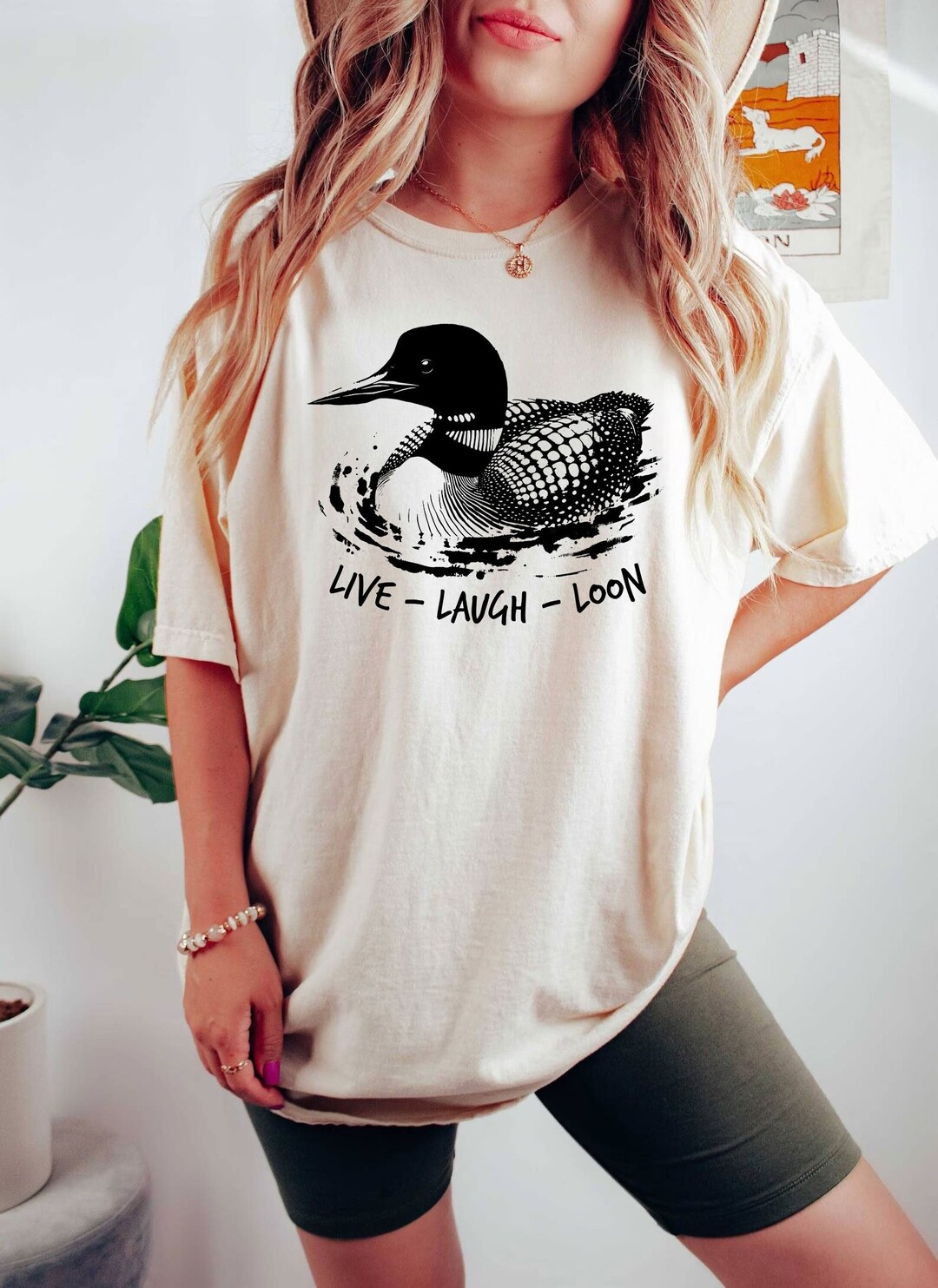 Live Laugh Loon Bird Watcher T-shirt | Common Loon Shirt | Loon Gift ...