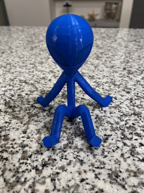 Alien Phone Stand 3d Printed With Glow in Dark Option - Etsy