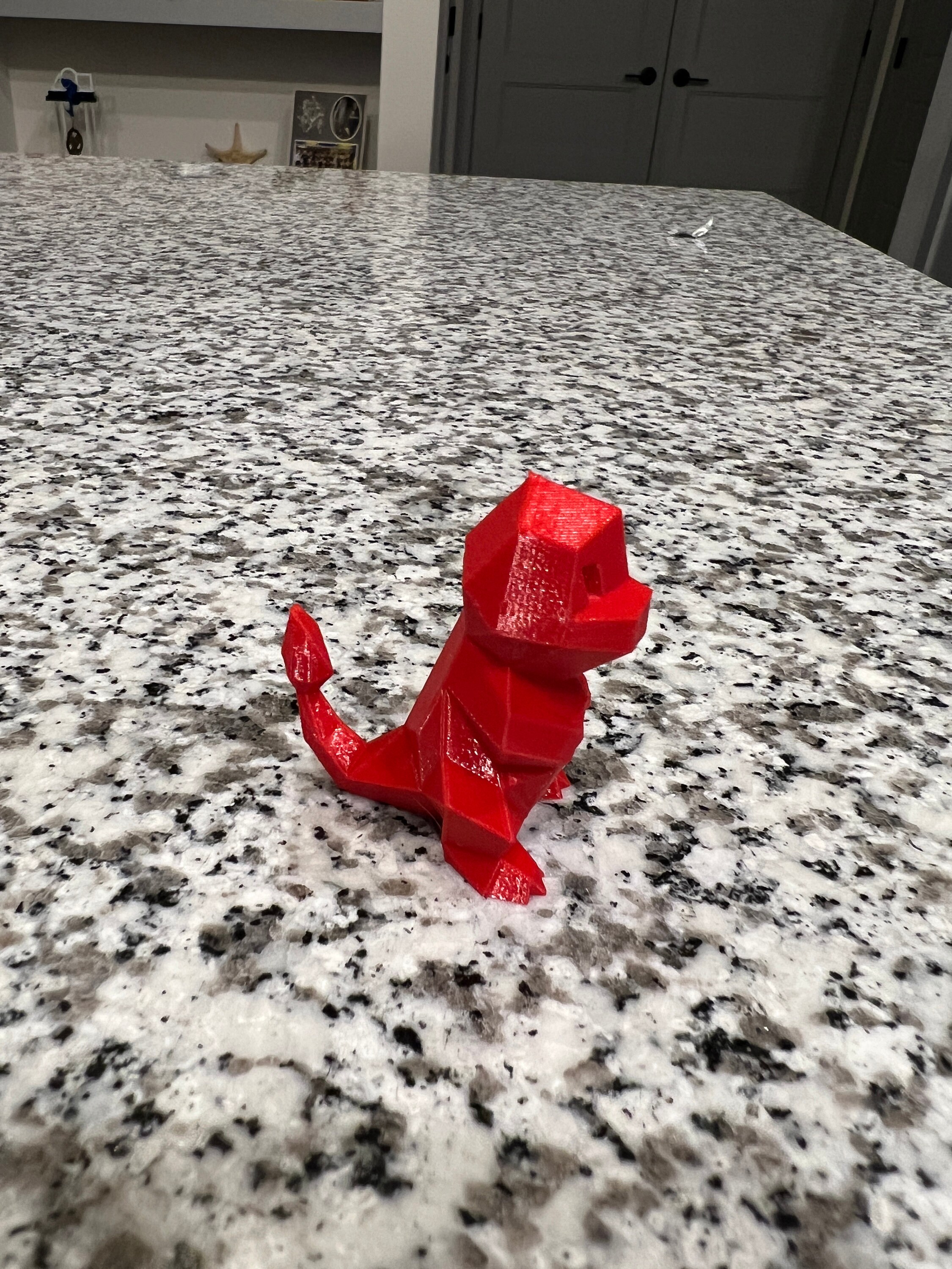 Charmander 3d Printed Low Poly - Etsy
