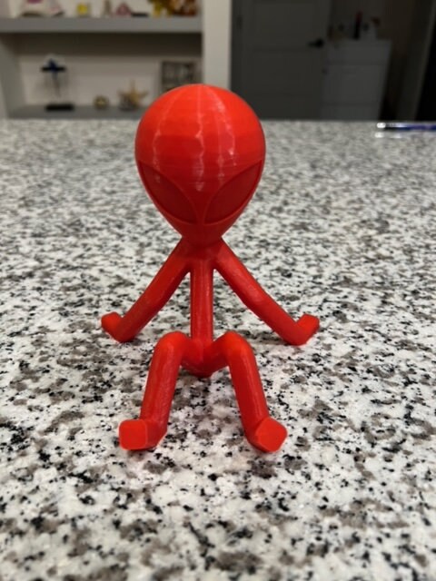 Alien Phone Stand 3d Printed With Glow in Dark Option - Etsy