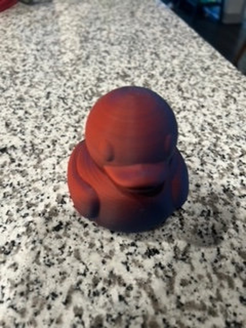 3D Printed Rubber Duck - Colorful & Fun Gift Idea - Eco-friendly PLA ...