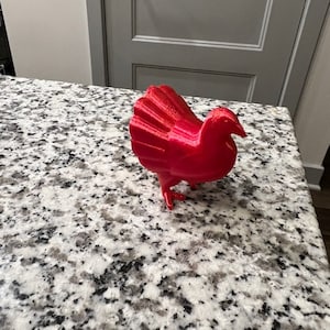 Turkey Figure 3d Printed Fall Color - Etsy