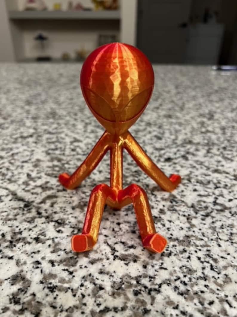 Alien Phone Stand 3d Printed With Glow in Dark Option - Etsy