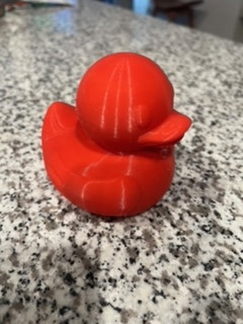 3D Printed Rubber Duck - Colorful & Fun Gift Idea - Eco-friendly PLA ...