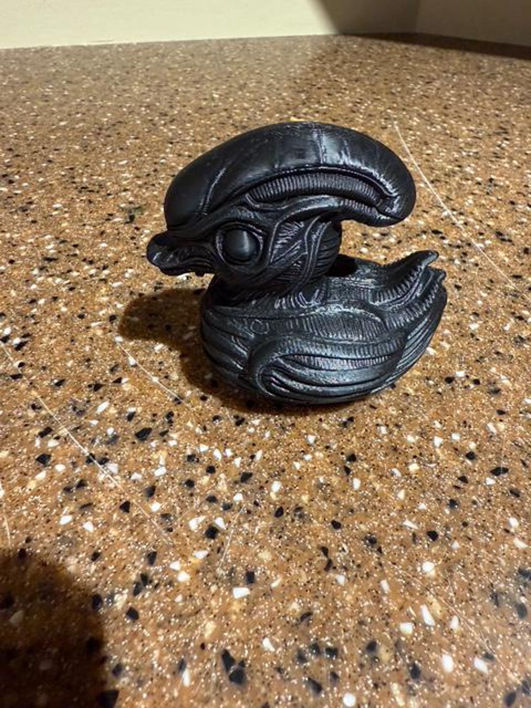 Xenomorph Duck Figurine – Unique Alien Duck Statue – Whimsical Sci-fi ...