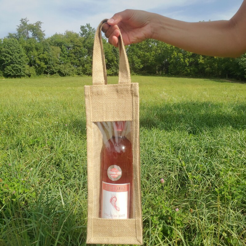 Burlap Wine Bags - Etsy