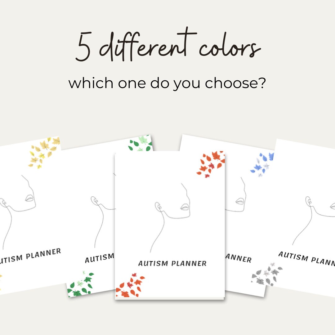 Autism Planner Printable Yellow - Etsy