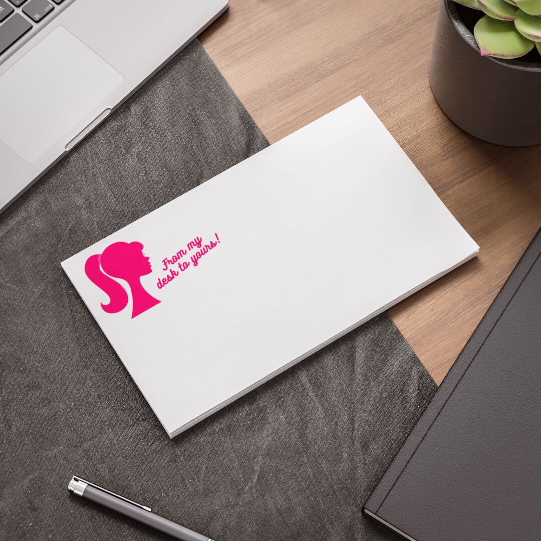 From My Desk to Yours Barbie-inspired 3M Post-it Notes - Etsy