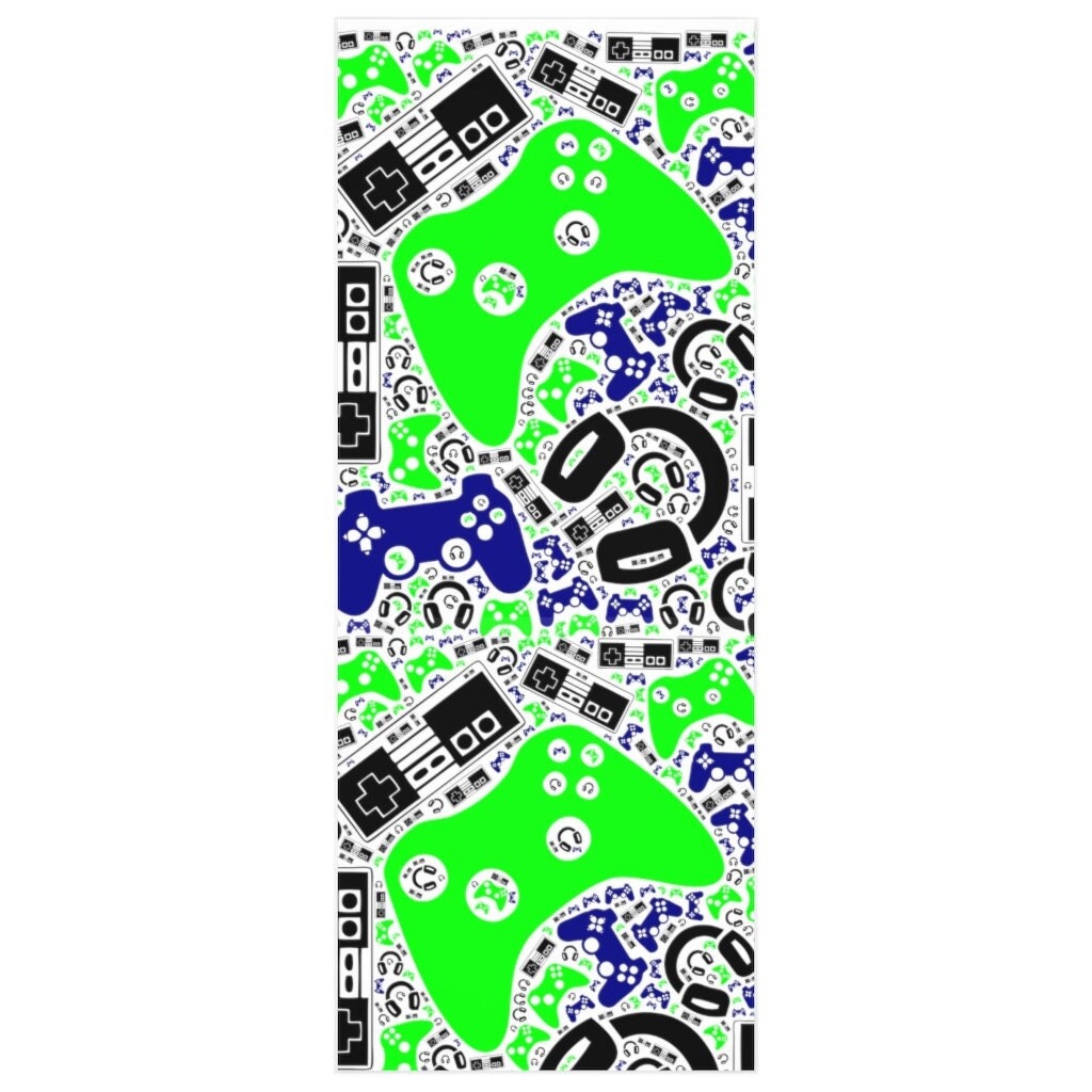 Video Game Wrapping Paper Gamer Wrapping Paper Gift Wrap - Etsy