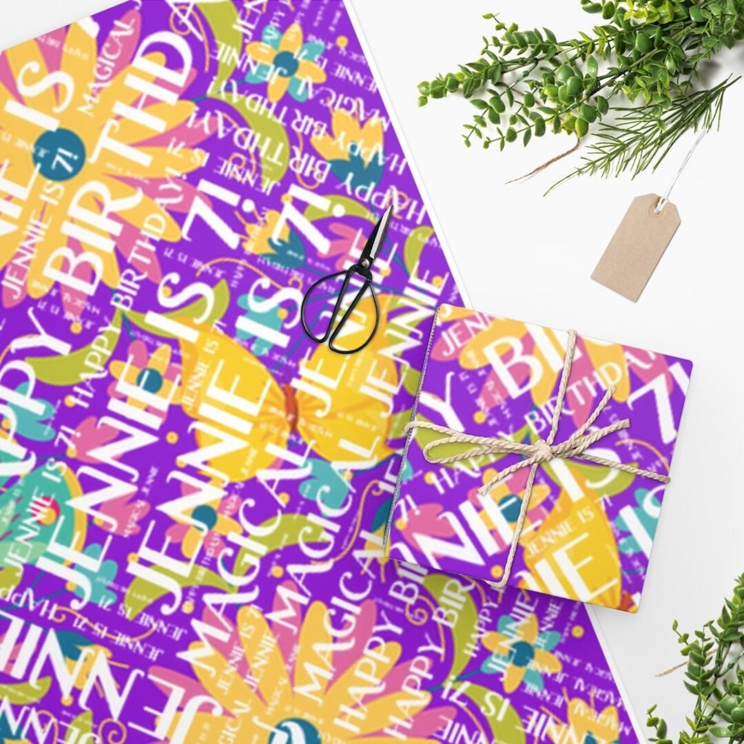 Charm Encanto Custom Wrapping Paper Party Decoration Personalize With ...