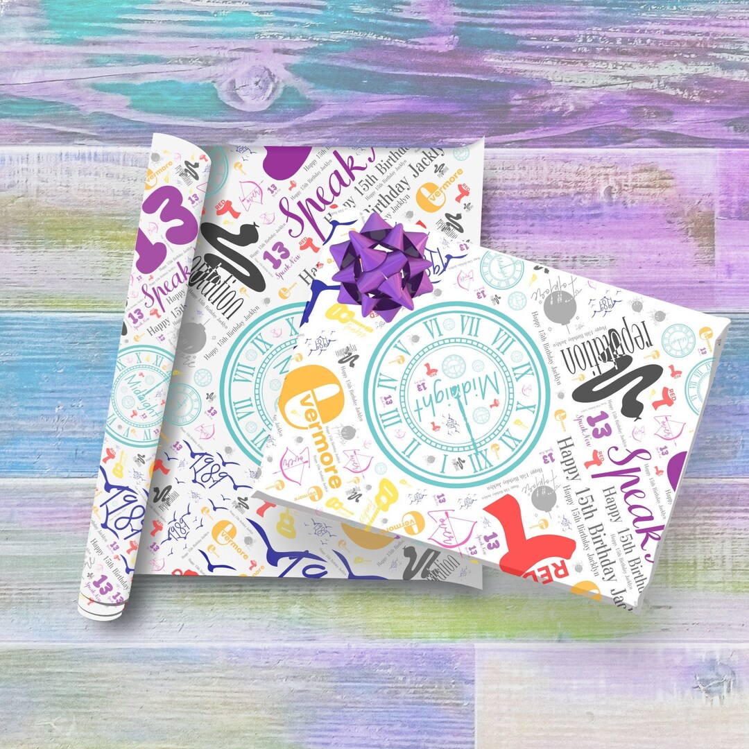 Personalized Era Birthday Wrapping Paper Concert Memory - Etsy