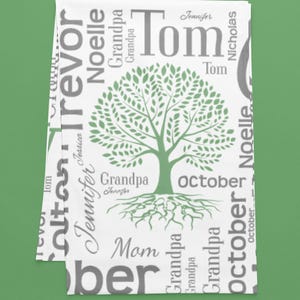 Family Reunion Personalized With Names Decoration Table Runner - Etsy