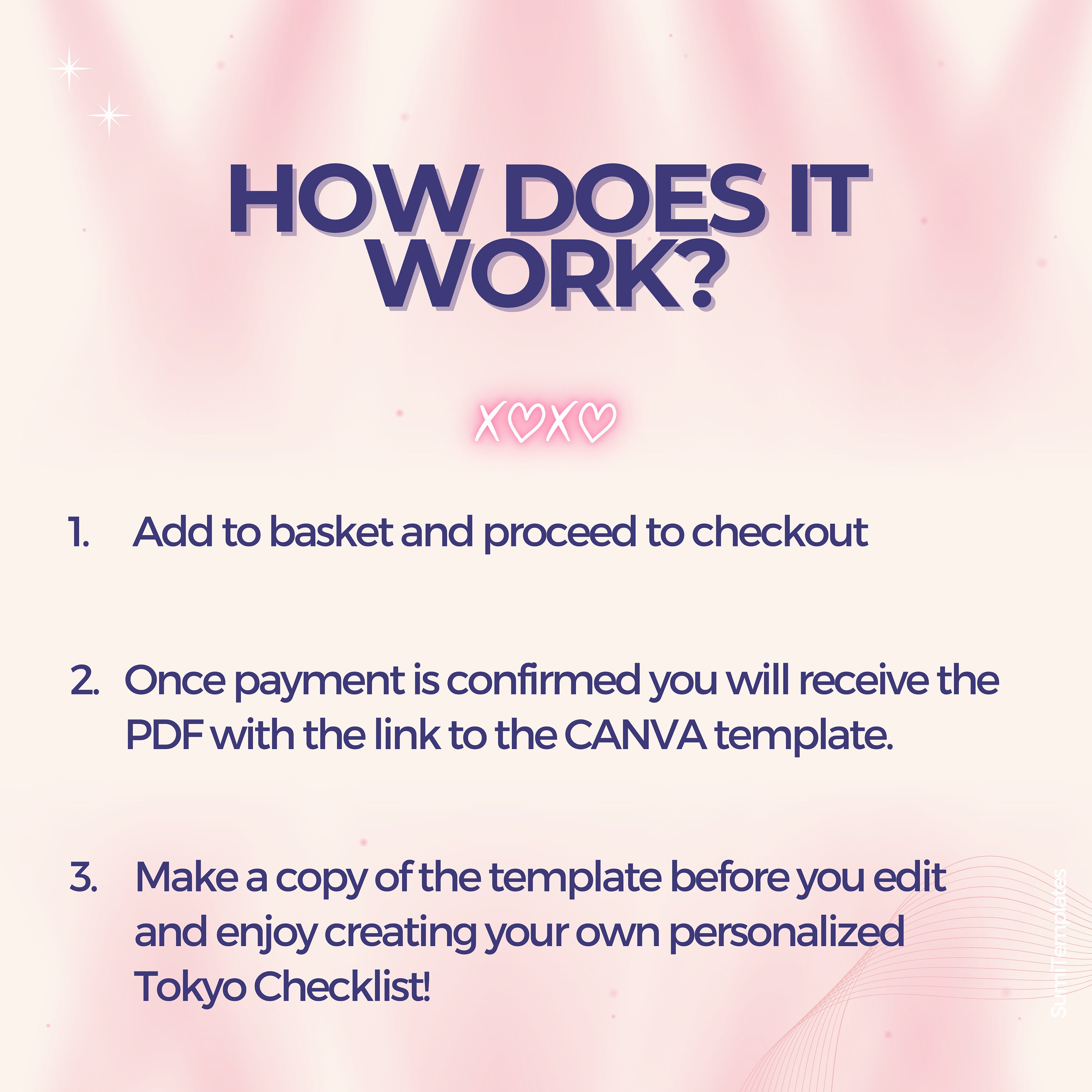 Tokyo Checklist Canva Template - Japan Minimalist Travel Planner and ...
