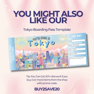 Tokyo Checklist Canva Template - Japan Minimalist Travel Planner and ...