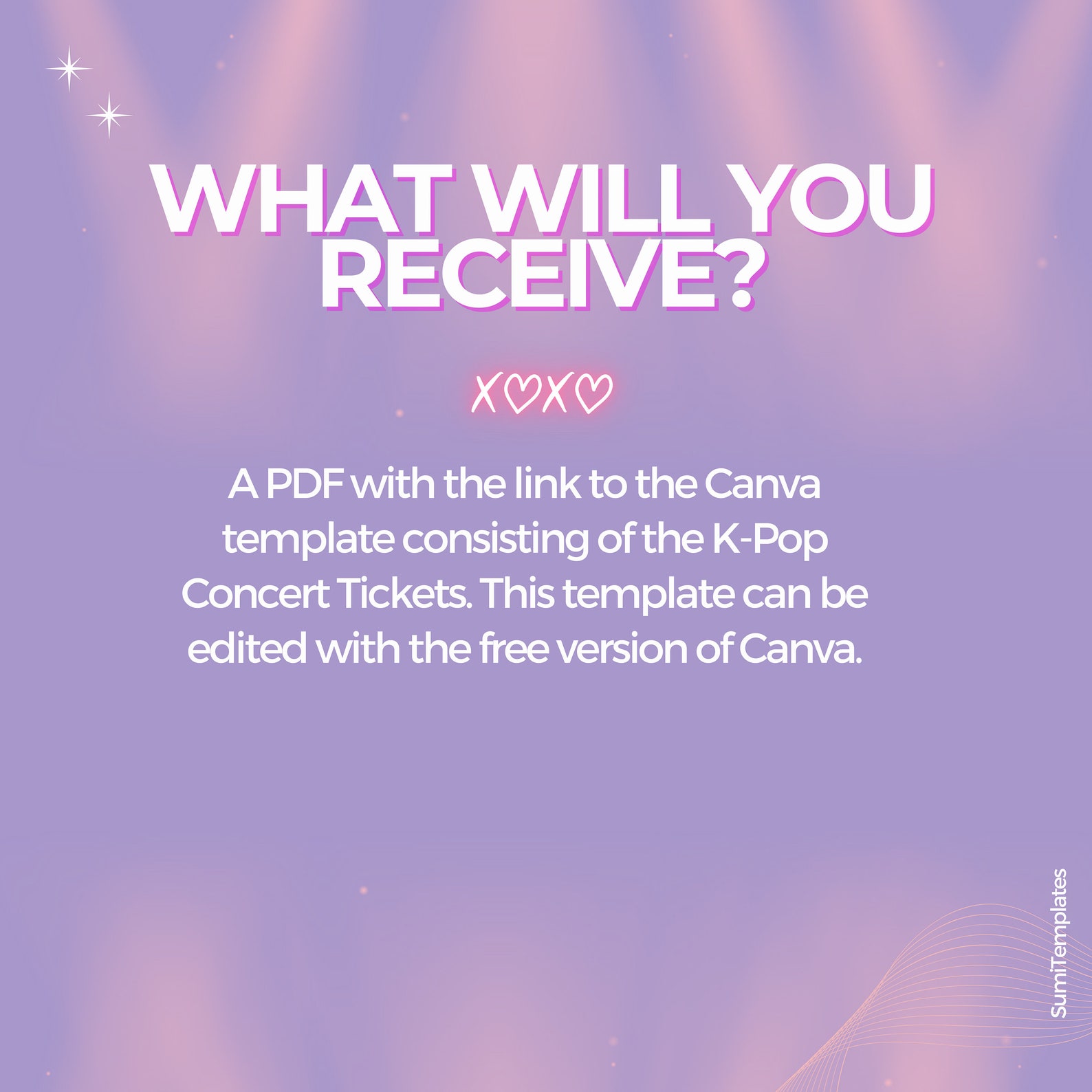 Editable K-pop Concert Ticket Template, Custom Concert Ticket ...