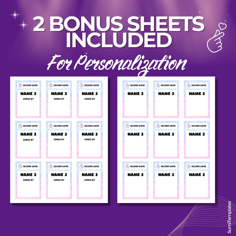 K-pop 5 Second Game, Printable Party Game, K-pop Fan Game, Kpop Trivia ...