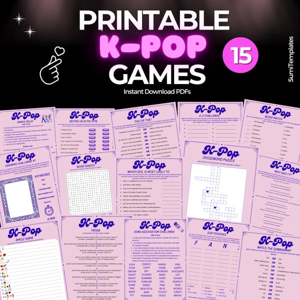Kpop Stationary - Etsy