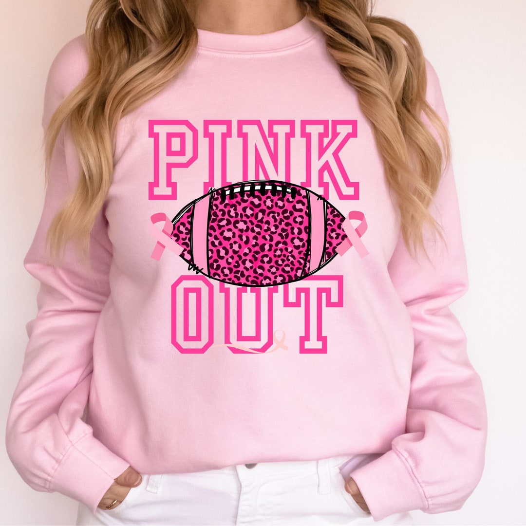 Pink Out Breast Cancer Football, Pink Ribbon, Breast Cancer, Cancer ...