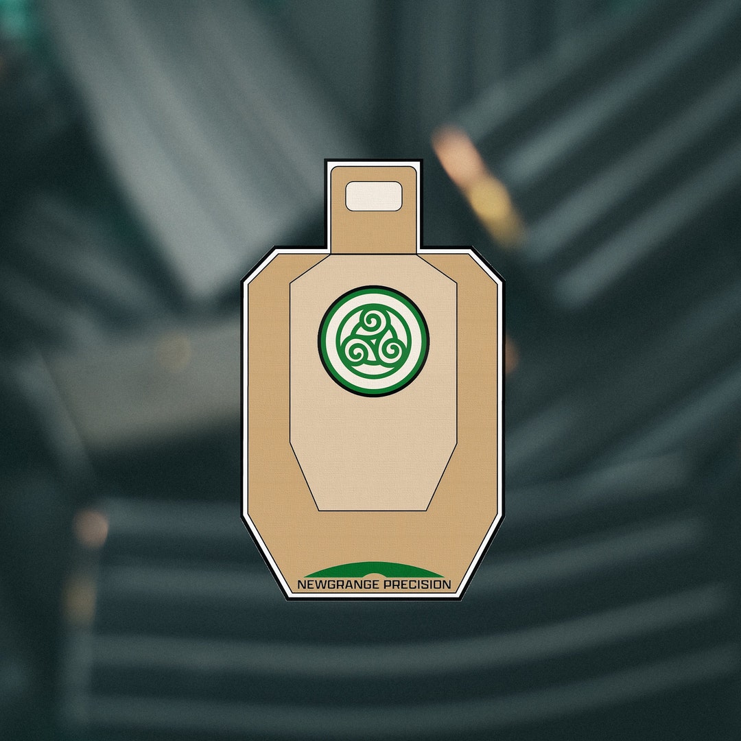 Newgrange Precision IPSC, IDPA Target | Tactical Training Sticker ...