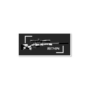 RETVRN to Bolt Action Rifle Precision Shooting | Tactical Sticker ...