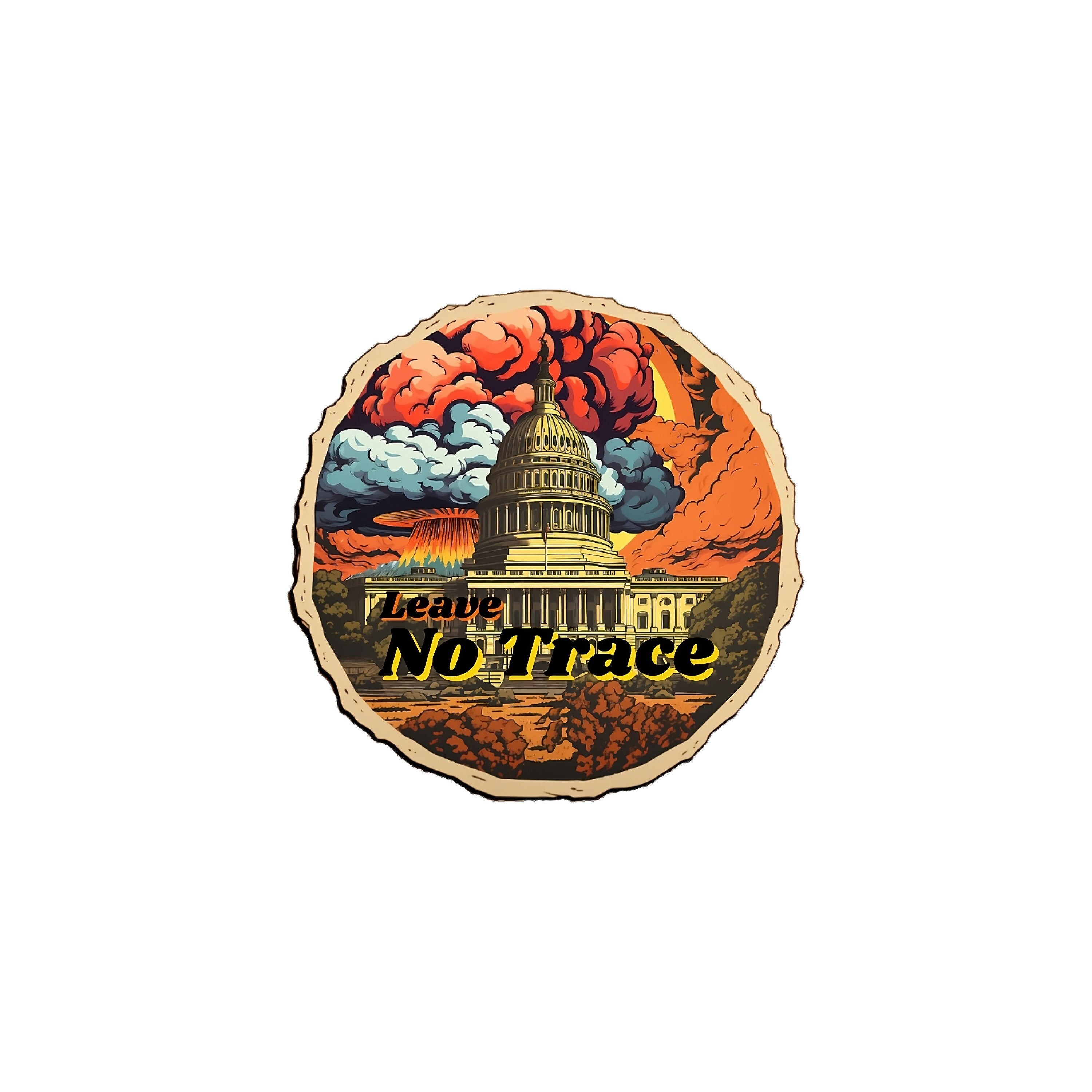 Leave No Trace Nuclear Explosion Resistance to Tyranny Tactical Meme ...