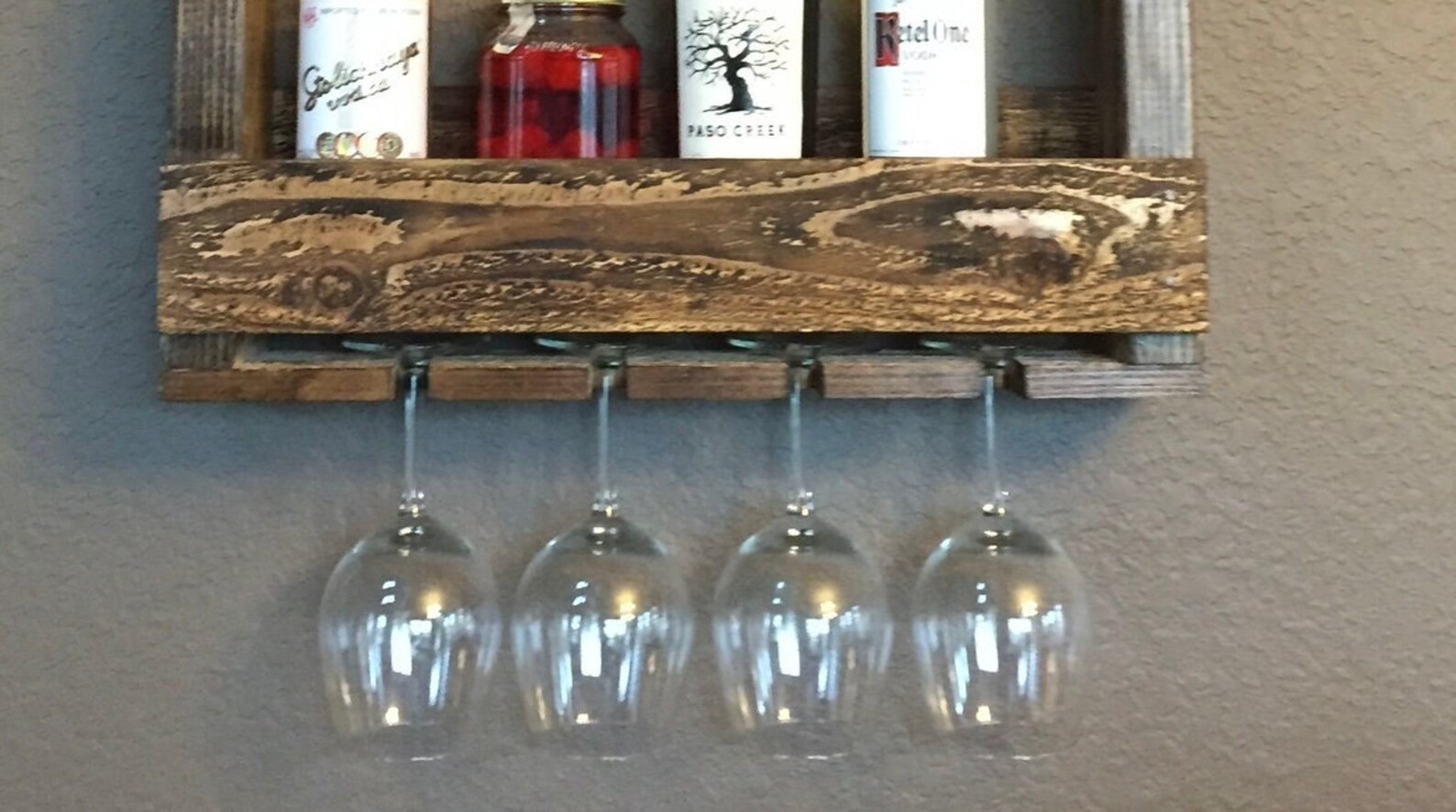 Pallet Bottle Rack - Etsy