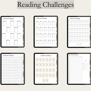 Digital Reading Journal, Reading Log, Book Tracker, Reading List ...