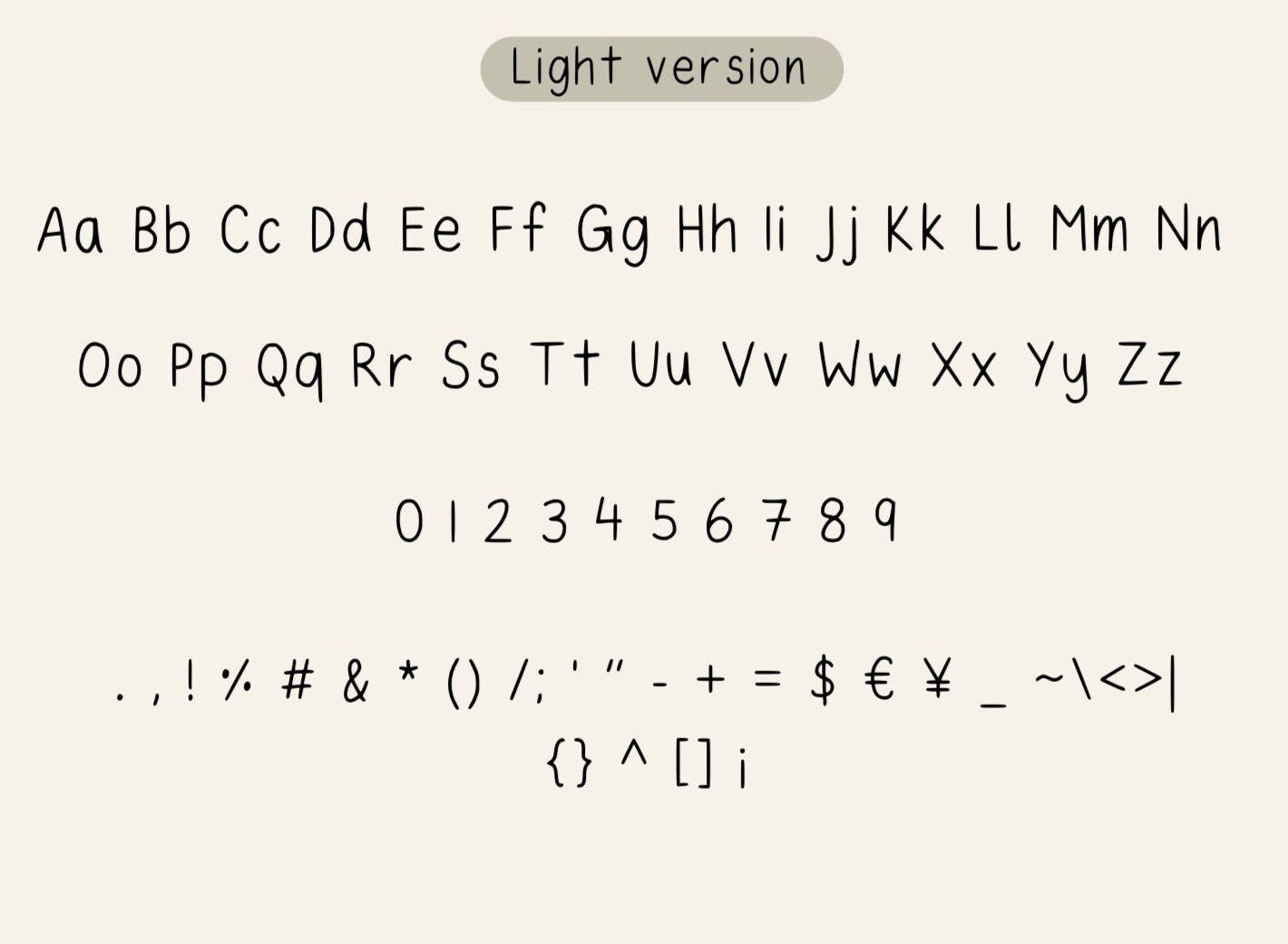 Handwritten Font, Font for Digital Notes and Digital Planning ...