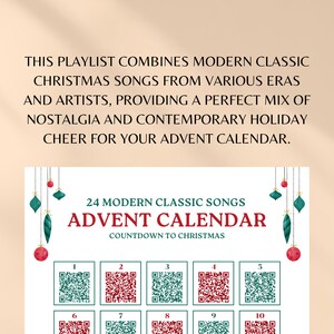 Christmas Countdown Playlist QR Code Christmas Modern Classic Songs ...