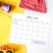 JULY Calendar 2024, Editable and Printable Summer Calendar for Kids ...
