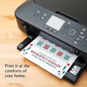 Christmas Countdown Playlist QR Code Christmas Modern Classic Songs ...