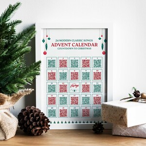 Christmas Countdown Playlist QR Code Christmas Modern Classic Songs ...
