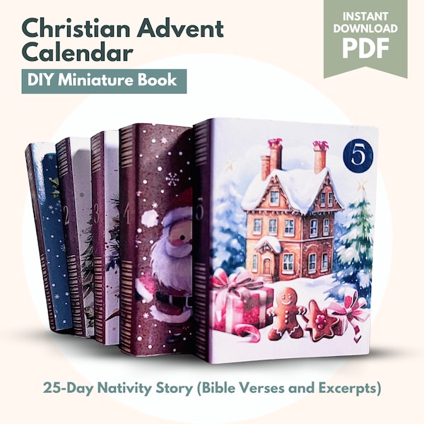 Christian Advent Calendar - Etsy