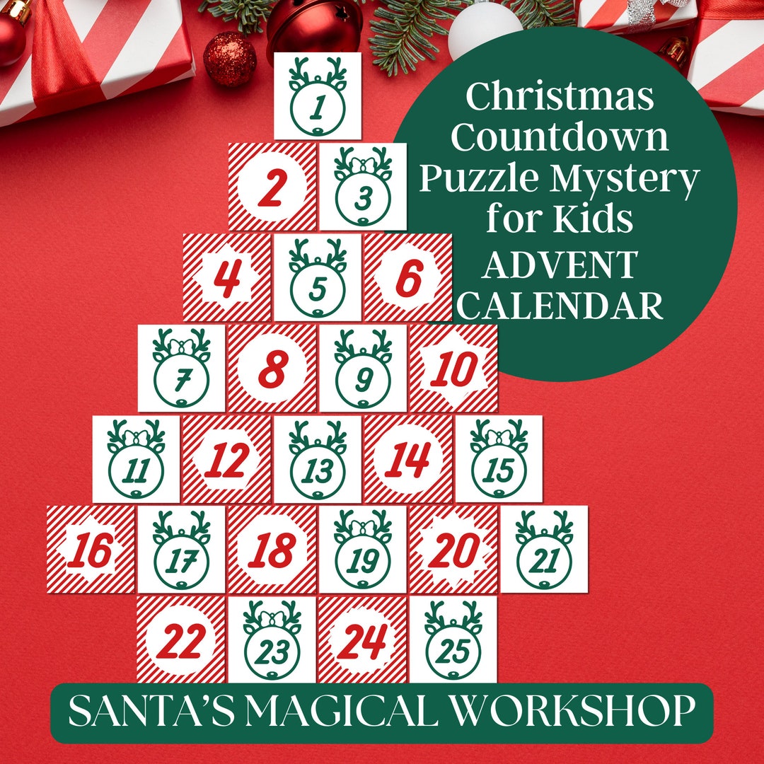 Fun Christmas Activities Christmas Countdown for Kids Advent Calendar ...