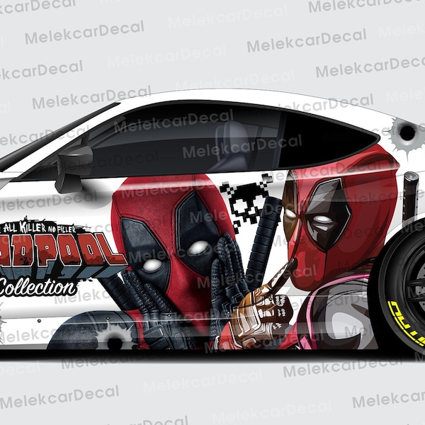 Deadpool Car Wrap - Etsy